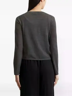 Marc O'polo Button-up Knit Cardigan - Grey