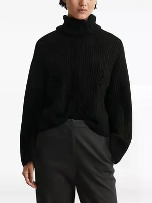 Marc O'polo Ribbed Turtleneck Sweater - Black