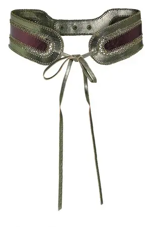 CYNTHIA ROWLEY Vegan Leather Waist Belt