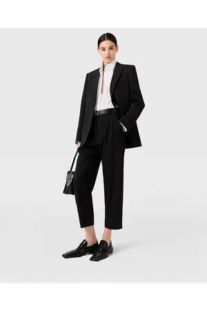 Stella McCartney Pleated High-rise Wool Pants