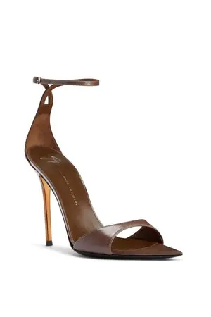 GIUSEPPE ZANOTTI Intriigo 105 Leather Sandals - Brown