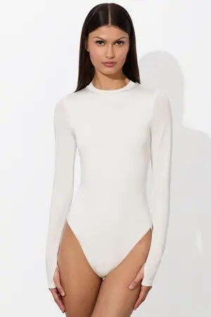 Alice + Olivia Olea Long Sleeve Bodysuit