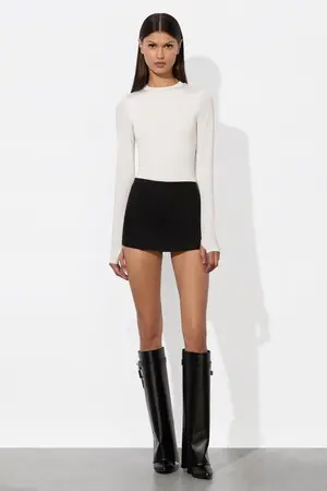 Alice + Olivia Olea Long Sleeve Bodysuit