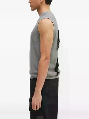 Y3 Textured Sleeveless Sweater