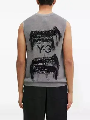 Y3 Textured Sleeveless Sweater