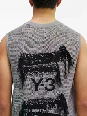 Y3 Textured Sleeveless Sweater