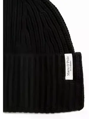 Marc O'polo Ribbed Beanie - Black