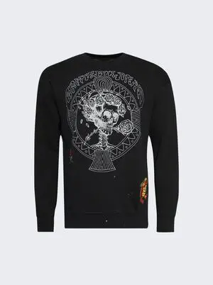 MadeWorn Grateful Dead Patched Crew Sweatshirt