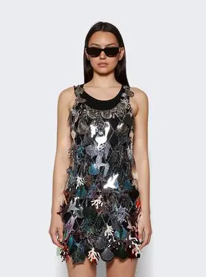 Rabanne Sea Shell Charm Mini Dress - Multi