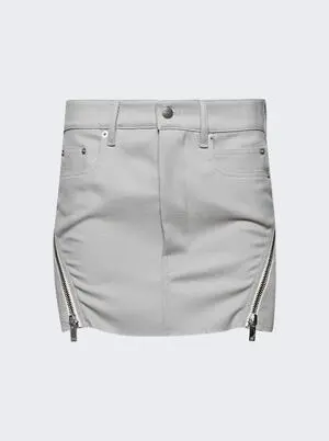 Rick Owens Bolan Banana Mini Skirt - White