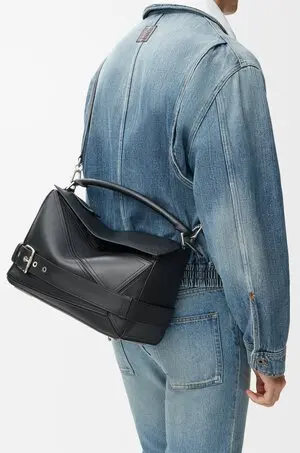 Loewe Puzzle Biker Bag - Black
