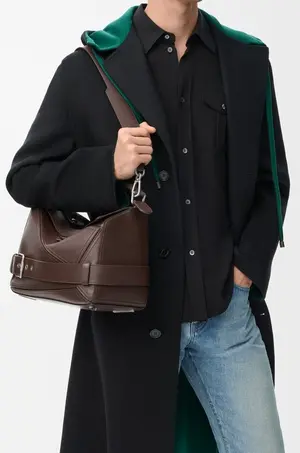 Loewe Puzzle Biker Bag - Dark Chestnut