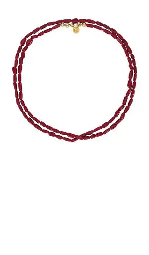 Maison Irem Nungwi Stone Necklace - Red