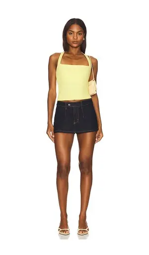 Susana Monaco Halter Top - Lemon