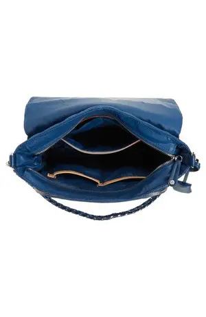 Mz Wallace Crosby Quilted Nylon Crossbody Bag - French Blue