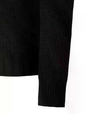 GRAN SASSO Cable-knit Virgin Wool Sweater