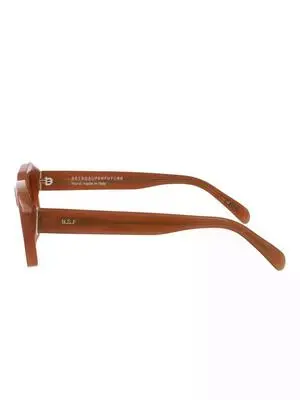 RETROSUPERFUTURE Miles Rectangle-frame Sunglasses - Orange