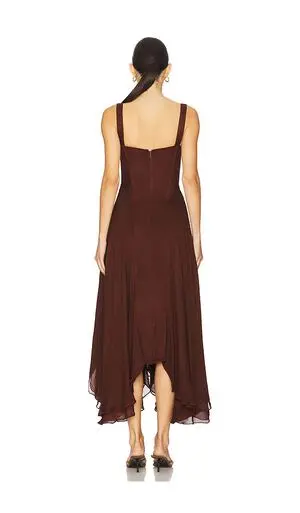 UNDERSTATED LEATHER Honey Moon Dress - Chocolate