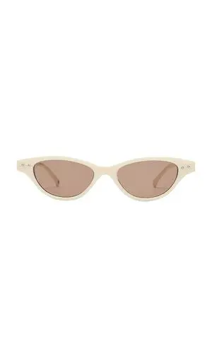 AIRE Cybeles Sunglasses - Ivory & Hazel Tint