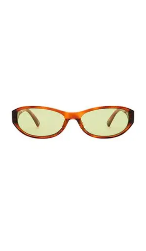 Le Specs Dont Cha Sunglasses - Toffee Tort & Moss Tint