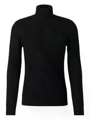 GRAN SASSO Cable-knit Roll Neck Sweater
