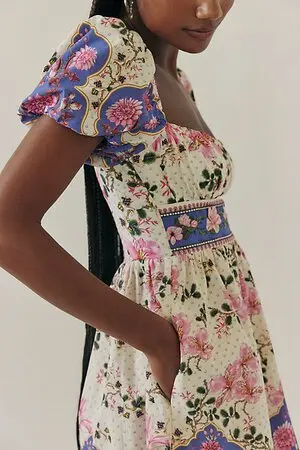 Agua Bendita Rosal Mini Dress