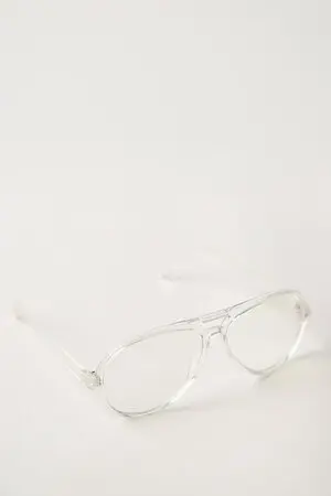 GABRIEL + SIMONE Sydney Aviator Blue Light Glasses - Clear