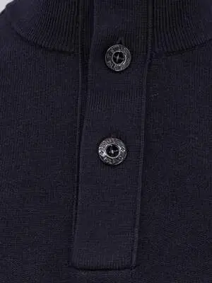 Stone Island Certified Virgin Wool Blend Sweater