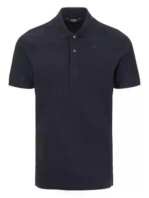 K-WAY Amedee Logo-appliqué Polo Shirt - Blue