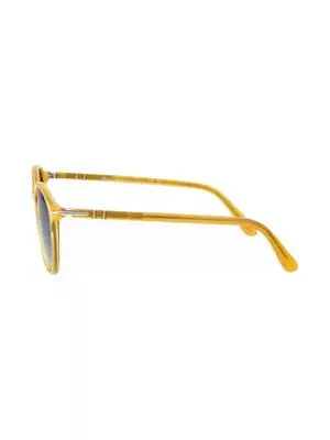 Persol Miele Round Frame Sunglasses - Yellow