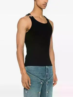 JEAN PAUL GAULTIER Ribbed-knit Cotton Tank Top