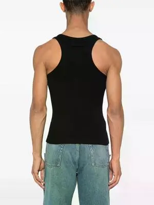 JEAN PAUL GAULTIER Ribbed-knit Cotton Tank Top