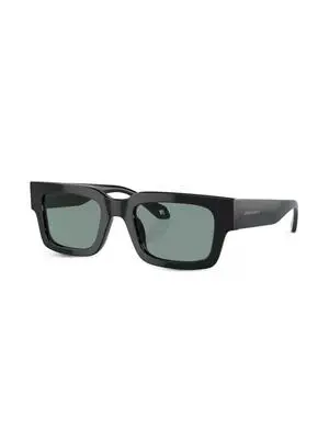 Giorgio Armani Logo-print Square-frame Sunglasses