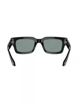 Giorgio Armani Logo-print Square-frame Sunglasses