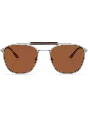 Giorgio Armani Square Frame Sunglasses - Silver
