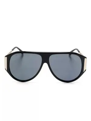 Etro Logo-embossed Sunglasses - Gold
