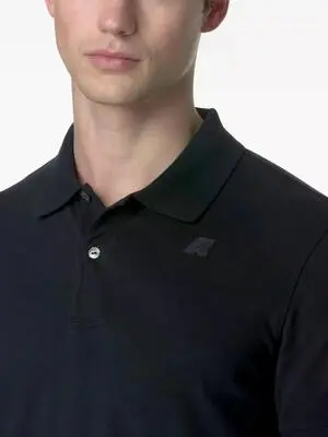 K-WAY Amedee Logo-appliqué Polo Shirt - Blue