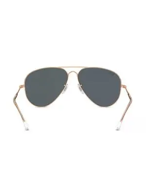 Ray-ban Old Aviator Logo-engraved Sunglasses - Gold