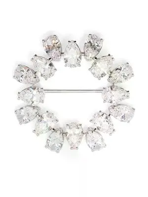 SWAROVSKI Matrix Brooch - Silver