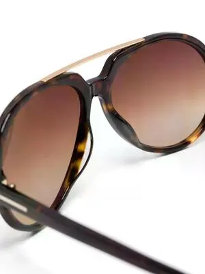 TOM FORD Oversized Sunglasses With Double Bridge