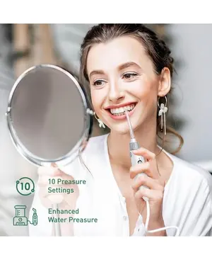 PURSONIC Water Flosser & Sonic Rechargeable Toothbrush Bundle Complete Oral Care System With Uv Sanitizing Function