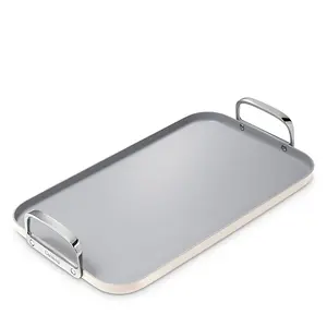 CARAWAY Double Burner Griddle - Cream