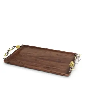 Michael Aram Pine Cone Medium Wood Tray