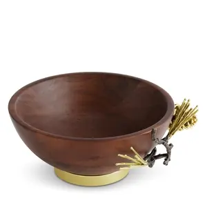 Michael Aram Pine Cone Wood Small Bowl