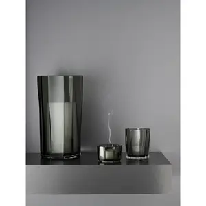 ORREFORS Reed Hurricane Lamp Candle Holder