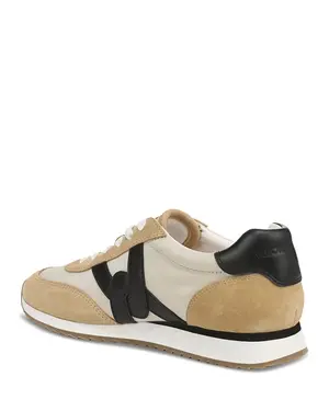 Veronica Beard Penrose Running Sneakers - Black/desert
