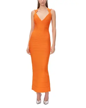 Herve Leger Spaghetti Strap Evening Dresses