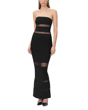 Herve Leger Slit Evening Dresses