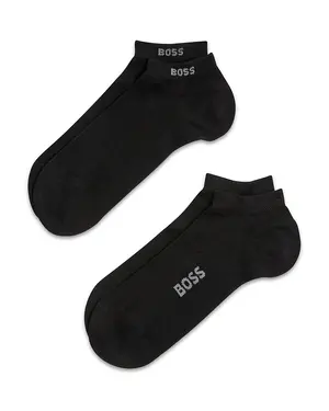 BOSS Logo Ankle Socks Pack Of 2 - Black