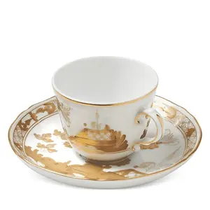 GINORI 1735 Oriente Italiano Coffee Saucer - Aurum